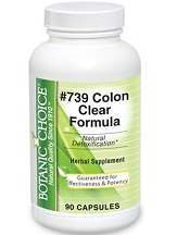 Botanic Choice’s #739 Colon Clear Formula Review